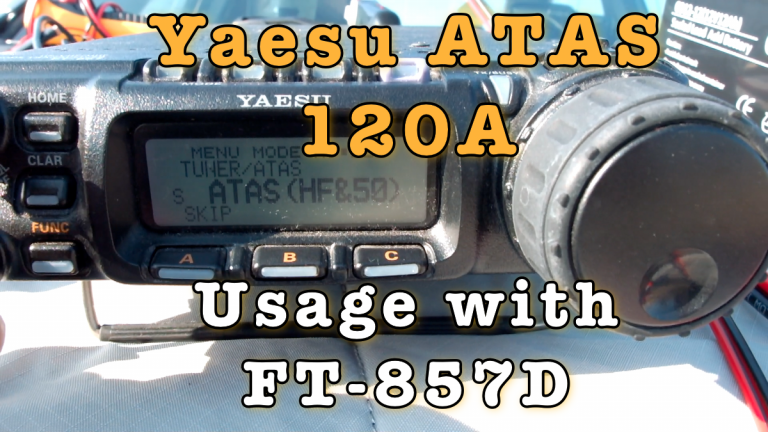 Yaesu ATAS 120A Using with FT-857D [Video] - Ham Radio Reviews